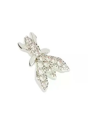 Patrizia Pepe Rhinestone-embellished Brass Earrings