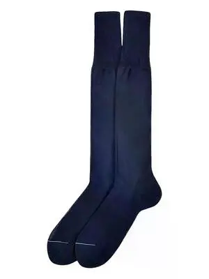 GALLO Ribbed Trims Socks - Black