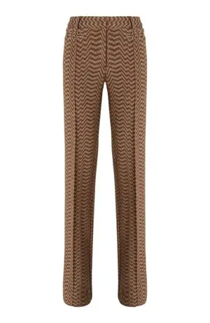 Missoni Tailored Chevron Trousers - Beige
