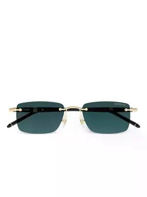 Montblanc Rectangle Sunglasses - Black