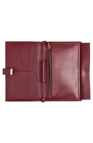 TOM FORD Foldover Organizer On A Strap - 1r008 Ruby Red