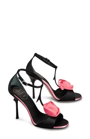 ROGER VIVIER Rose Vivier T-strap Sandal