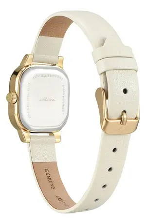 Ettika Classic Square Mother-of-pearl Watch - Bone