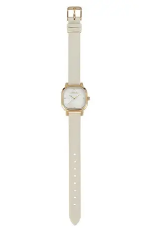 Ettika Classic Square Mother-of-pearl Watch - Bone