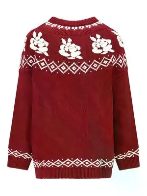 Magda Butrym Floral-pattern Sweater - Red