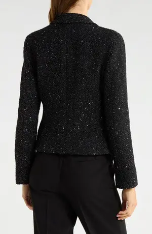 Emporio Armani Metallic Tweed Blazer