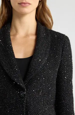 Emporio Armani Metallic Tweed Blazer