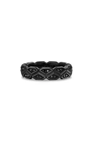 Women's Black Band Rings