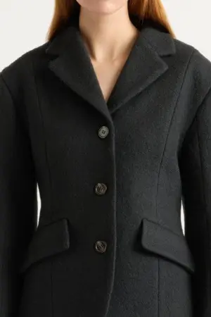 Modern Citizen Wool-blend Sculpted Blazer