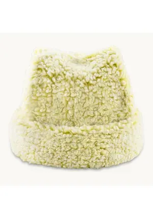 Turtle Fur Quad Four Point Fleece Hat - Citron