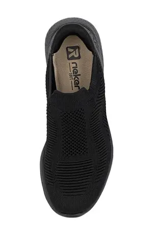 RIEKER Edith 72 Slip-on Sneaker - Schwarz/schwarz