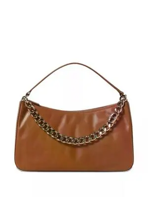 TWINSET Leather Shoulder Bag - Brown