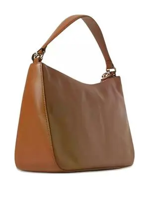 TWINSET Leather Shoulder Bag - Brown