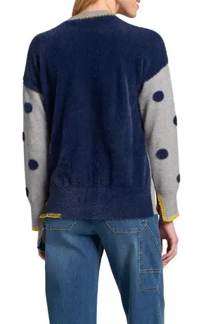 APNY Textured Dot Sweater