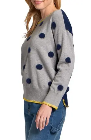 APNY Textured Dot Sweater