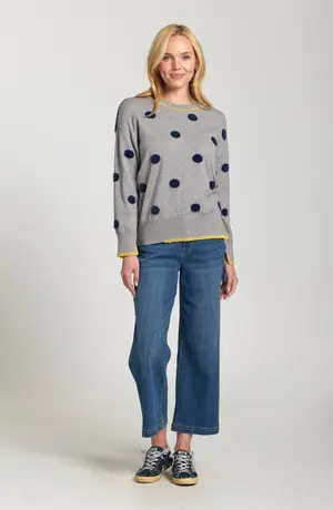 APNY Textured Dot Sweater