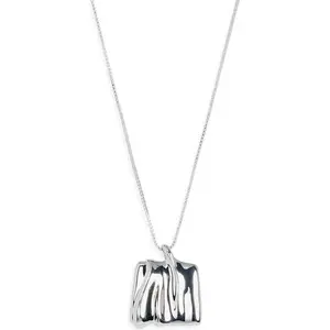 Jenny Bird Sundra Pendant Necklace - High Polish Silver