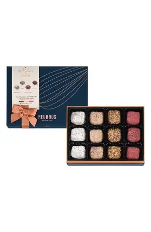 NEUHAUS Les Trèsors 12-piece Chocolate Truffle Box - Dark Blue