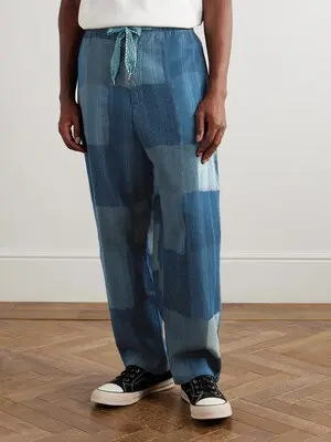 Kapital Patchwork Cotton Trousers