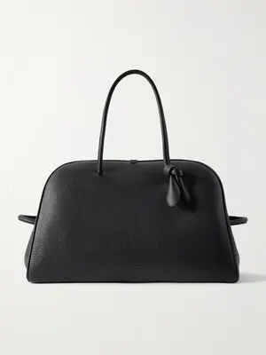 Jacquemus Grand Turismo Full-grain Leather Holdall - Black
