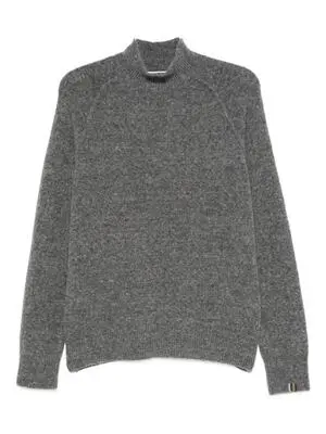 Alpha Studio Turtleneck Sweater - Grey