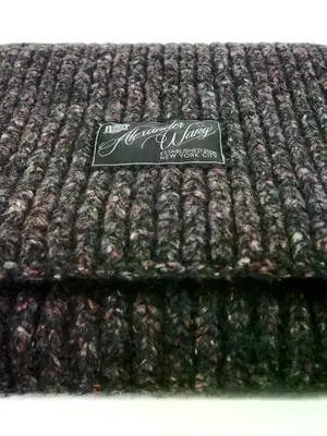 Alexander Wang Logo-label Ribbed-knit Scarf
