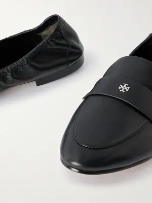Tory Burch Embellished Leather Loafers