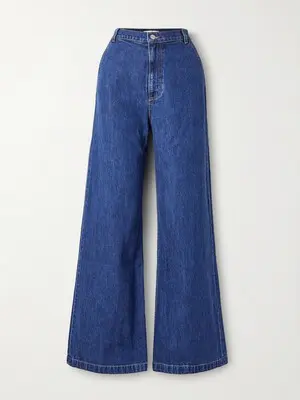 TWP High-rise Wide-leg Jeans