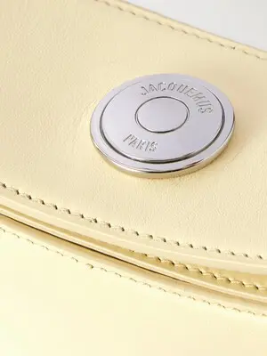 Jacquemus Le Petit Calisso Rond Leather Shoulder Bag