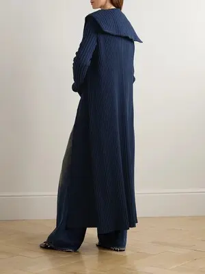 Balenciaga Ribbed-knit Robe