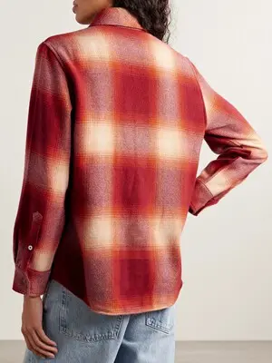 GOD’S TRUE CASHMERE Checked Cashmere Shirt