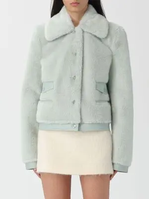 Patrizia Pepe Fur Coat - Grey
