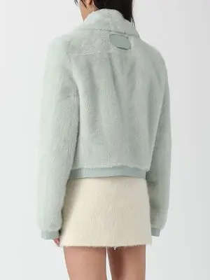 Patrizia Pepe Fur Coat - Grey