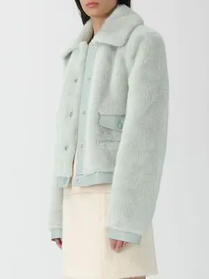 Patrizia Pepe Fur Coat - Grey