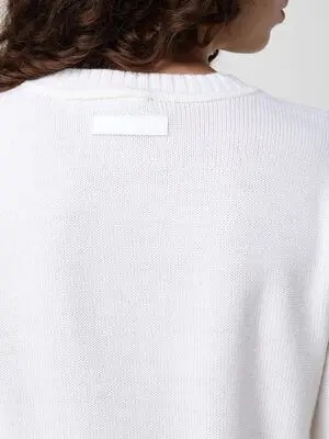 EA7 Pullover Sweater - White