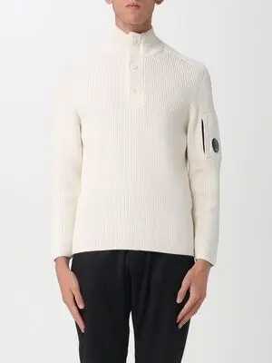 C.P. COMPANY Pullover Sweater - White