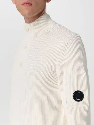 C.P. COMPANY Pullover Sweater - White