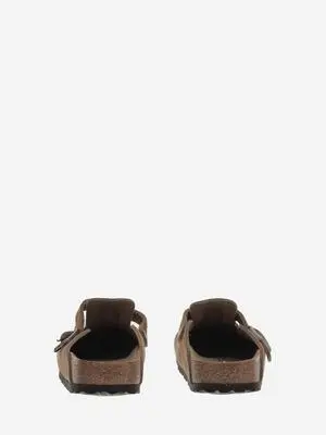 BIRKENSTOCK Clogs With Buckle Detail - Brown
