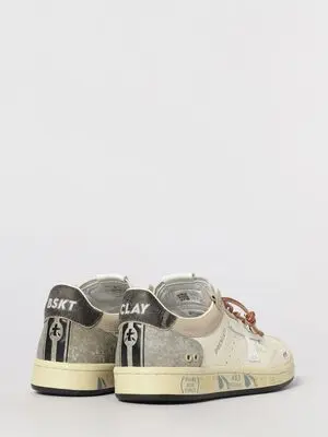 Premiata Clay Leather Sneakers - Grey