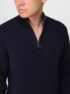Dolce & Gabbana Ribbed Quarter Zip Sweater