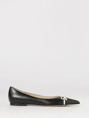 Valentino Garavani Ballet Flats In Smooth And Patent Calfskin - Black