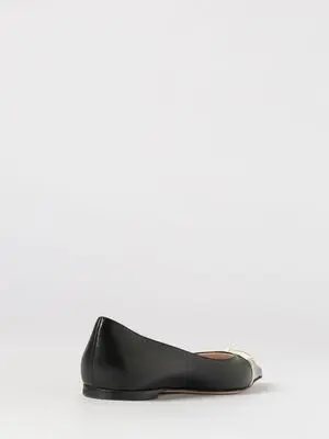 Valentino Garavani Ballet Flats In Smooth And Patent Calfskin - Black