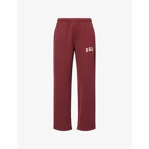 RU & ROCKA Logo-print Jersey Jogging Bottoms - One-color