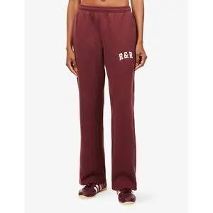 RU & ROCKA Logo-print Jersey Jogging Bottoms - One-color