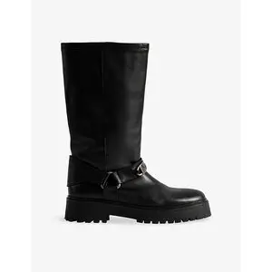 Zadig&Voltaire Angie Leather Biker Boots