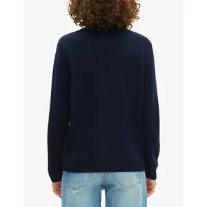 The Kooples Button-neck Wool Jumper