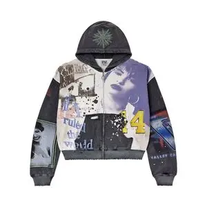 VALE FOREVER Noise Graphic Zip Up