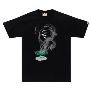 A BATHING APE Mosquito Coil Ape Head T-shirt - Black