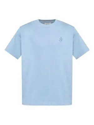 Carhartt Work In Progress Short-sleeve T-shirt With Logo - Blue
