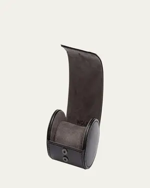 Wolf British Racing Single Watch Roll - Black